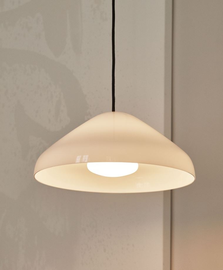 HAY Pao Glaspendel 350 Ø:35 cm - Weiß