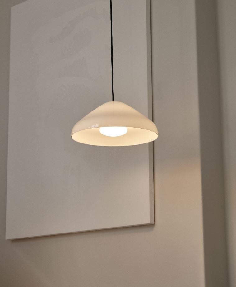 HAY Pao Glaspendel 350 Ø:35 cm - Weiß